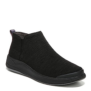 BZees Women's Tempo Chelsea Ankle Boot Sneaker, Black, 10 Wide