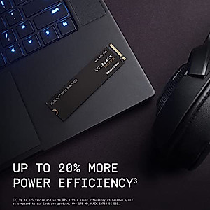 WD_BLACK 1TB SN770 NVMe Internal Gaming SSD Solid State Drive - Gen4 PCIe, M.2 2280, Up to 5,150 MB/s - WDS100T3X0E