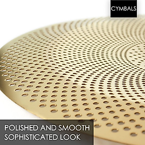 Low Volume China Cymbal, 16 inches Practice China Cymbal, Quiet China Cymbal (16″, Silver)