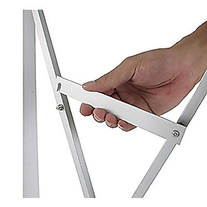 BannerBuzz Fabric Pop Up Counter Display, Portable Tradeshow Promotional Retail Display Booth, Pop Up Aluminum Frame with Wooden Top, 5.25' X 2.75' (Hardware Only)