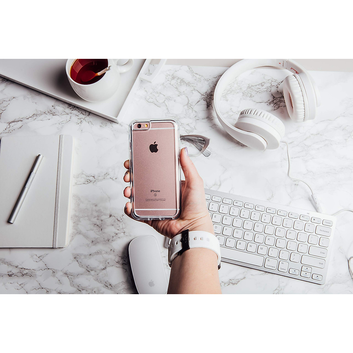 OtterBox SYMMETRY SERIES Slim Case for iPhone 6s & iPhone 6 (NOT PLUS) - Non-Retail Packaging -CLEAR CRYSTAL