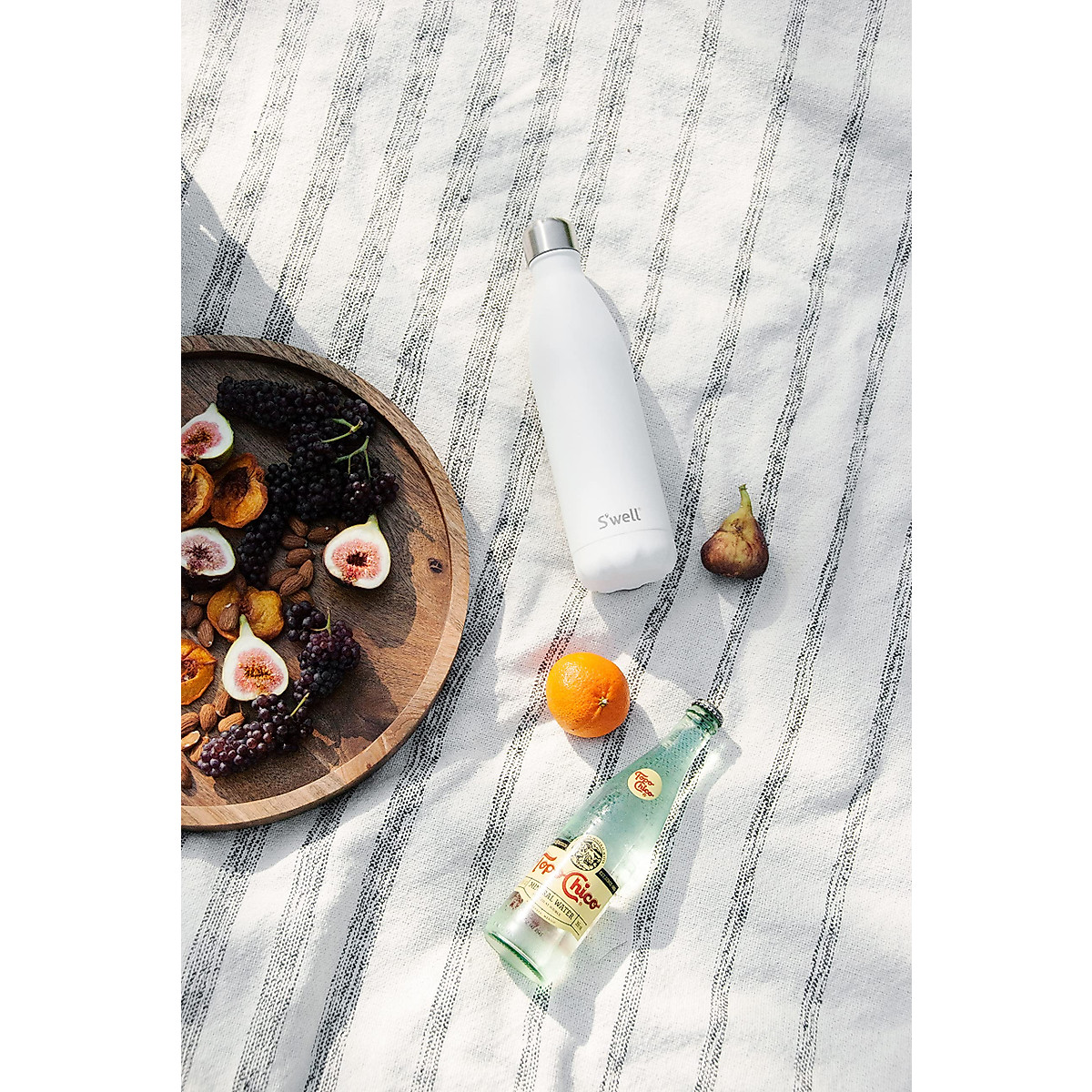 S'well Stainless Steel Reusable Water Bottle, 750ml, Moonstone, Triple-Insulated and Leak-Proof Drinking Bottle for Hot and Cold Beverages up to 48h Cold/24h Hot