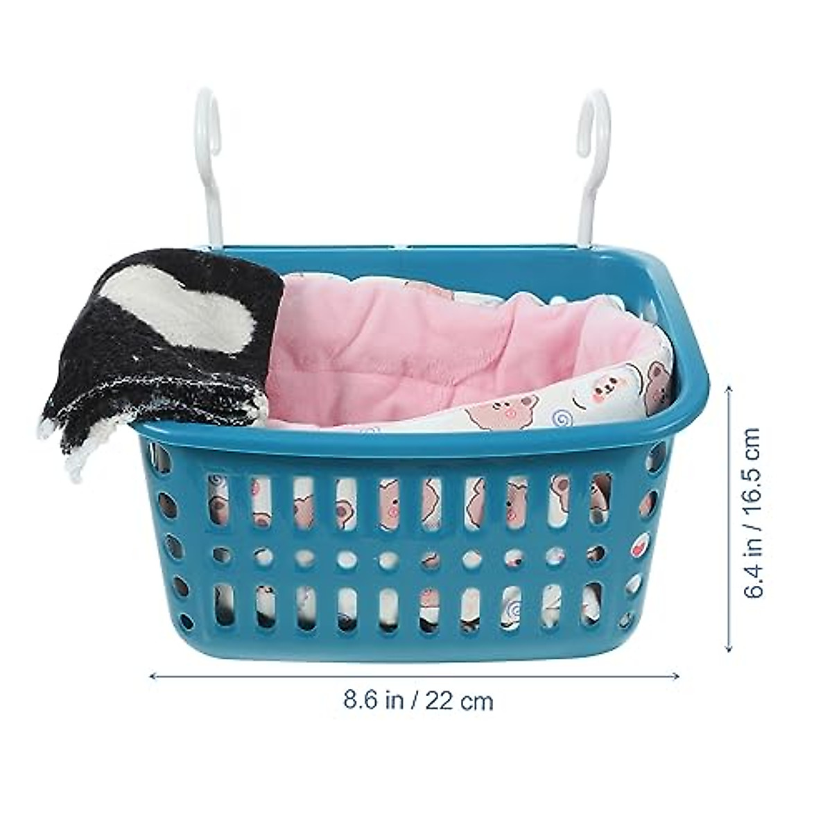 PATKAW Hamster Hammock Small Rat Hammock Winter Warm Hanging Basket Bed with Removable Cushion Blanket Hamster Cage Accessories for Guinea Pig Chinchilla Ferret Hamster Hanging Hammock