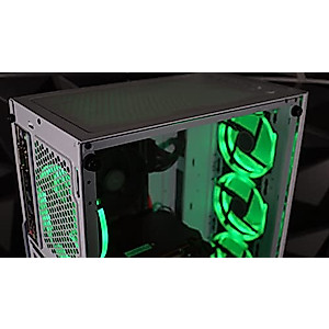 ViprTech Avalanche Gaming PC - AMD Ryzen 5 (12-LCore), AMD RX 580 8GB, 16GB DDR4 3200, 512GB NVMe SSD, 700w PSU, VR-Ready, RGB, WiFi, Prebuilt Computer Desktop Tower White