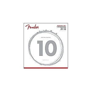Fender Original 150 Electric Guitar Strings, Pure Nickel Wound, Ball End, 150R .010-.046