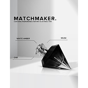 Eye of Love Matchmaker Black Diamond Pheromone Cologne for Men to Attract Her - Created with Patti Stanger - 30ml