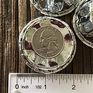 Silver Foil MINI Candy Nut Cups - Mini Baking Liners - Silver 50 Pack