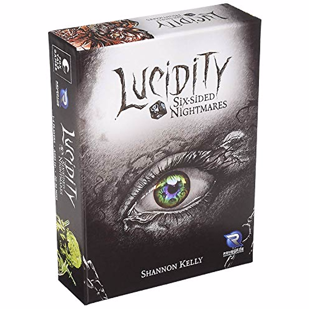 Renegade Game Studios Lucidity: Six-sided Nightmares 1-4 Players Ages 14+ 20-30 Minutes Push Your Luck Game