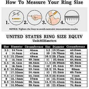 TIGRADE 1.5mm Eternity Ring Baguette Cubic Zirconia Anniversary Ring CZ Pave Wedding Band for Women Size 3-12, Silver, Size 7.5