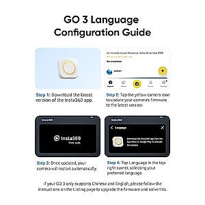 Insta360 GO 3 (64GB) – Small & Lightweight Action Camera, Portable and Versatile, Hands-Free POV, Mount Anywhere, Stabilization, Multifunctional Action Pod, Waterproof, for Travel, Sports, Vlog