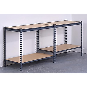 Muscle Rack UR361860-P 4-Tier Steel Shelving Unit 36" Wx18 Dx60 H in Gray