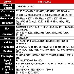 SUNGATOR 3-Pack 16 Inch Chainsaw Chain SG-S56, 3/8" LP Pitch - .050" Gauge - 56 Drive Links, Compatible with Echo, Homelite, Poulan, Remington, Greenworks