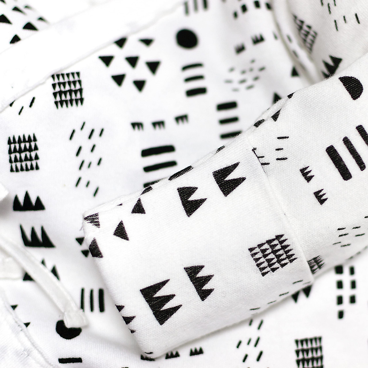 HonestBaby Organic Cotton Kimono Coverall, Pattern Play, 0-3 Months