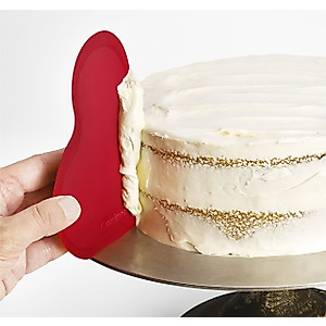 Cuisipro 0065506365053 Bowl Scraper, Stainless Steel Red, One