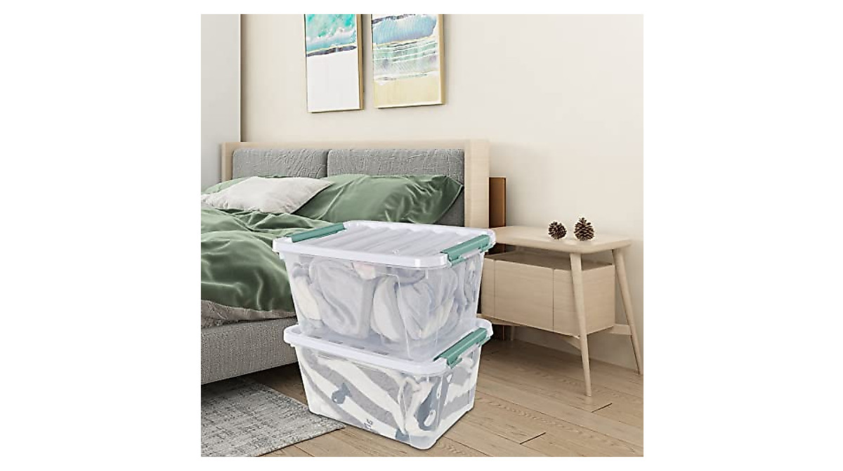 Innouse 20 Qt Latch Storage Box - Durable & Secure