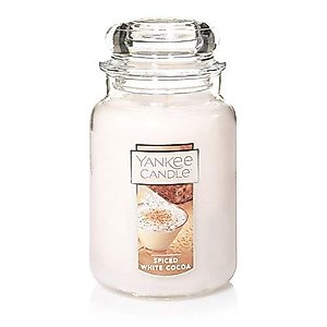 Spiced White Cocoa Large Jar Candle,Fresh Scent