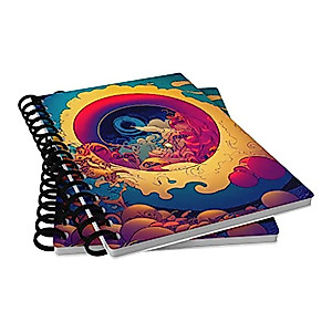 Cool Colorful Spiral Notebook - Digital Notebook - Themed Notebook