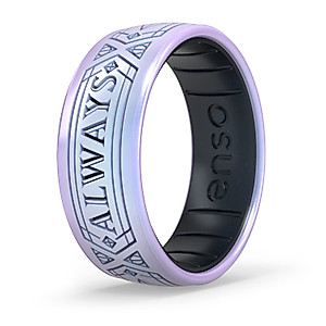 Enso Rings Harry Potter Wizarding World Collection - Comfortable Silicone Rings - Always - Size 7