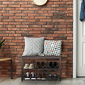 Simple Houseware Shoe Storage Bench for Entryway