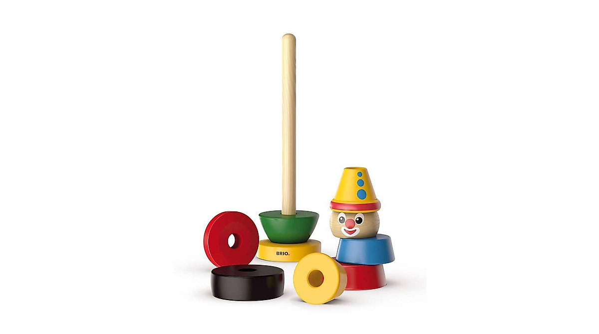 BRIO Stacking Clown - Fun Toy for Kids 1+ Years