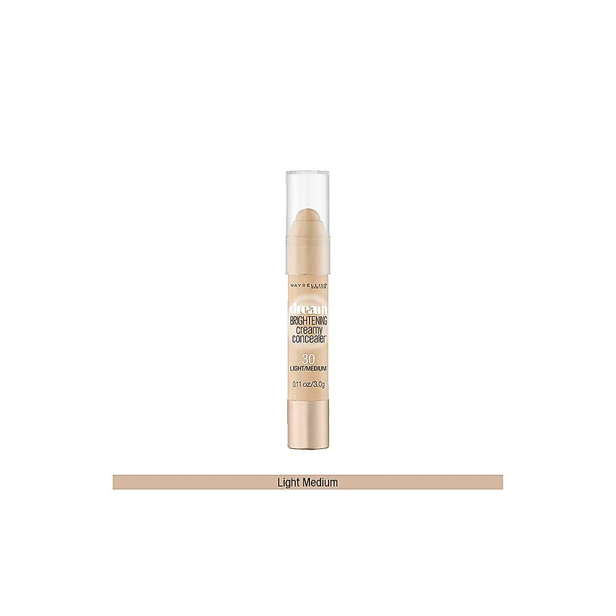 Maybelline Dream Brightening Creamy Concealer, Light/Medium, 0.11 oz.
