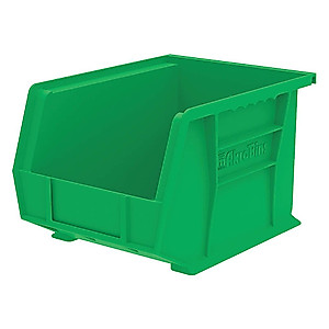 Akrobins For Racks And Panels - 8-1/4 X10-3/4 X7" - Green - Green - Lot of 6
