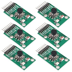 ACEIRMC 6pcs 5-Channel Five Direction Navigation Button Module 5D Rocker Joystick Independent Keyboard for Arduino MCU
