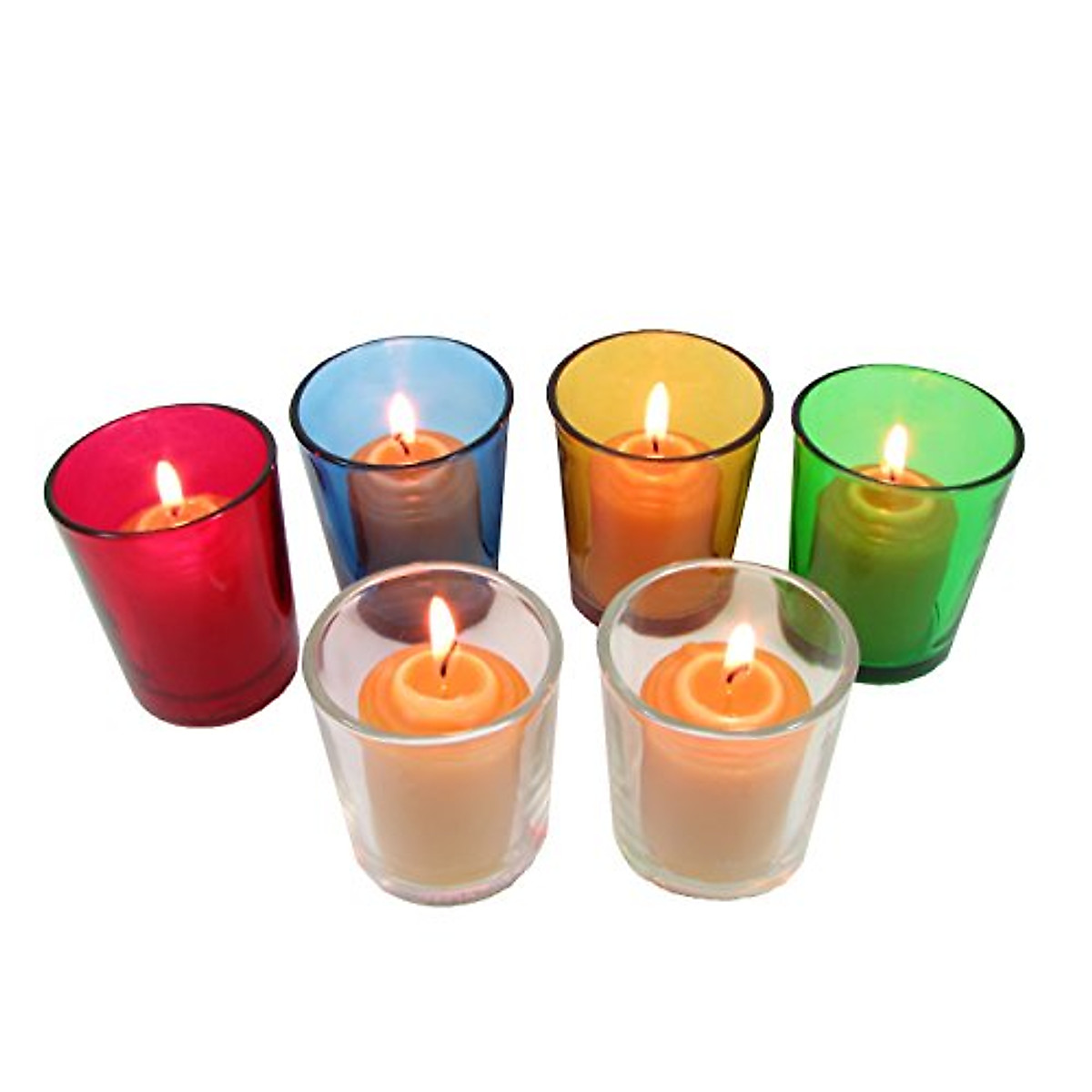 Beeswax Candle Works, 10-Hour Votives (Pack of 6) 100% USA Beeswax