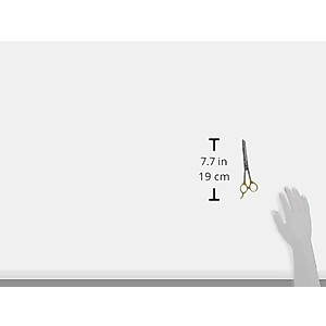 Dubl Duck Stainless Steel Small Pet Ultra Gold 46-Tooth Thinning Shears with Gold Handles, 6-1/2-Inch