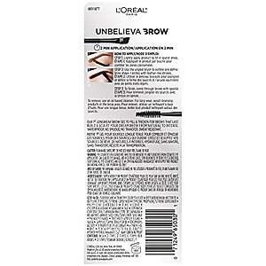 L'Oreal Paris Unbelieva-Brow Longwear Waterproof Tinted Brow Gel, Dark Blonde