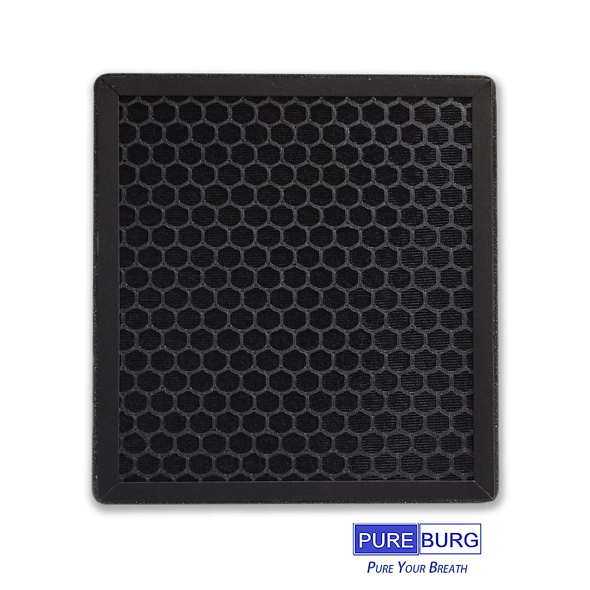 PUREBURG Replacement Filters Compatible with YIOU R1 P1802 Air Purifier & Elechomes P1801 Air Purifier,2-Pack H13 True HEPA + Activated Carbon 2-in-1