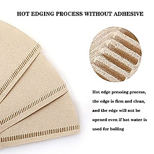Coffee Filter,100 PCS Round Coffee Maker Filters,Unbleached Cone Coffee Filters, Disposable Coffee Tea Paper Filters for Espresso Maker, Drip Coffee Maker