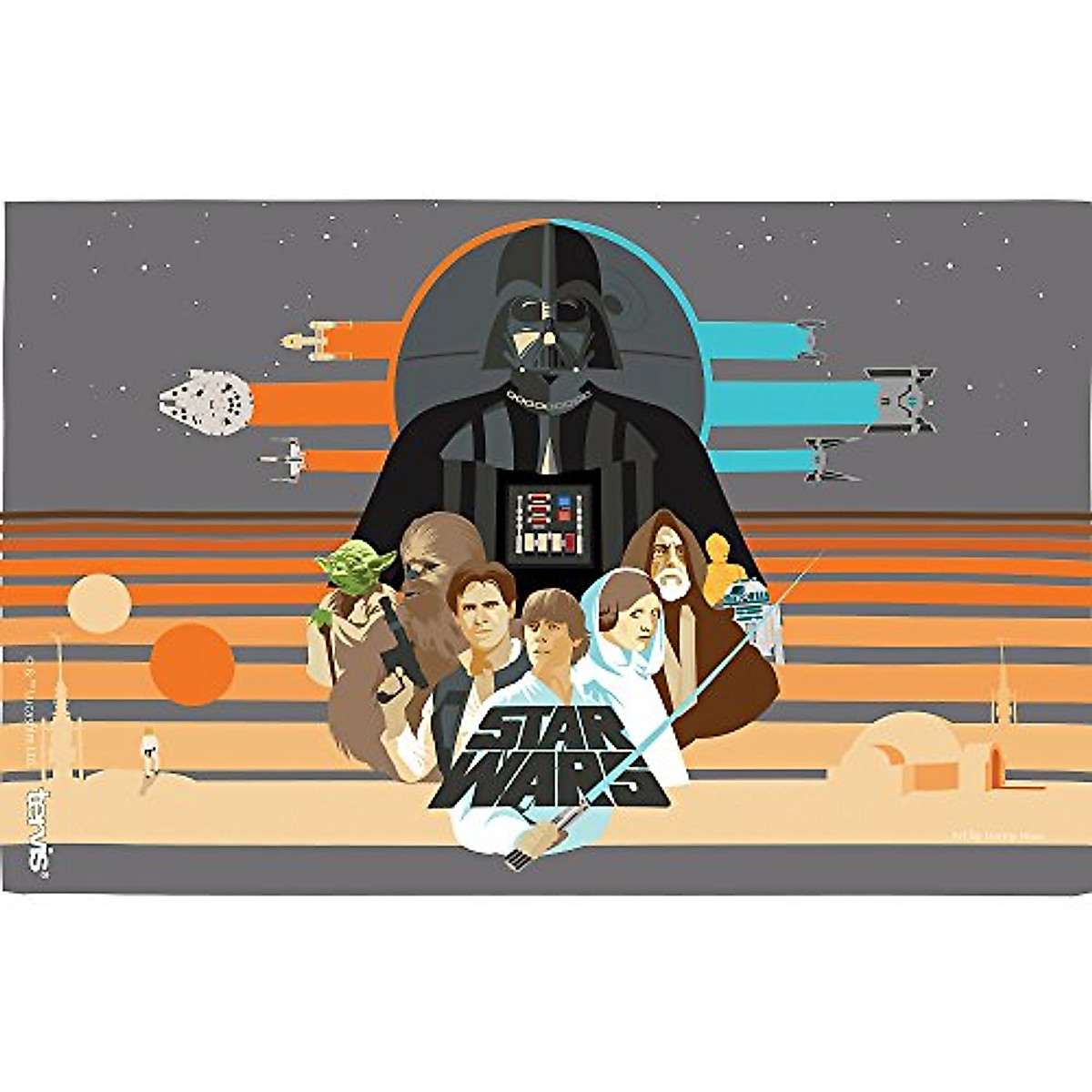 Tervis Made in USA Double Walled Star Wars Insulated Tumbler Cup Keeps Drinks Cold & Hot, 16oz, Classic Group