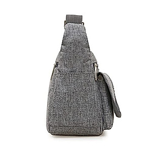 ZSEDP Men's Messenger Bag Oxford Waterproof Shoulder Bag Fashion Business Multi Pocket Handbag Men Casual Crossbody Bags