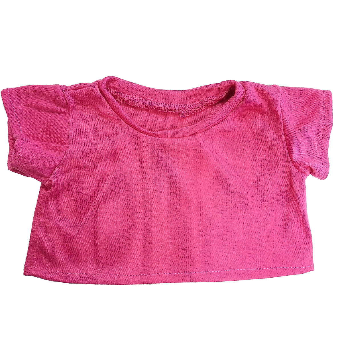 Heliconia Pink Basic T-Shirt Teddy Bear Clothes Fit 14" - 18" Build-a-Bear and Make Your Own Stuffed Animals