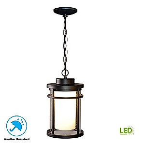 Home Decorators Collection Black Outdoor LED Hanging Light