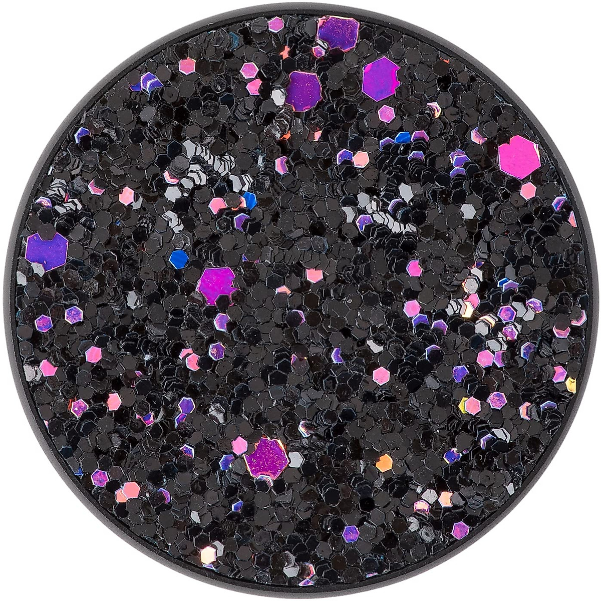 PopSockets Phone Grip with Expanding Kickstand, Glitter PopGrip - Sparkle Black