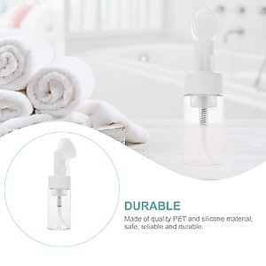 DOITOOL 2pcs Sparkling Bottle Foam Face Wash Liquid Hand Soap Foaming Foaming Soap Dispenser Empty Pump Bottles Travel Soap Hand Soap Foaming Bottles Empty Sub Bottle Clean
