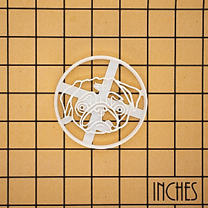 Pug Face cookie cutter, 1 piece - Bakerlogy