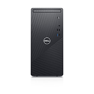 Dell Inspiron 3891 Compact Tower Desktop - Intel Core i5, 16GB DDR4 RAM, 256GB SSD, 1TB SATA HDD, Intel UHD Graphics 630, 2Yr OnSite, 6 Months Migrate Services, Windows 11 Home