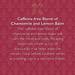 The Republic of Tea Downton Abbey Lady Cora's Evening Herbal Tea, 36 Tea Bags, Gourmet Chamomile Tea