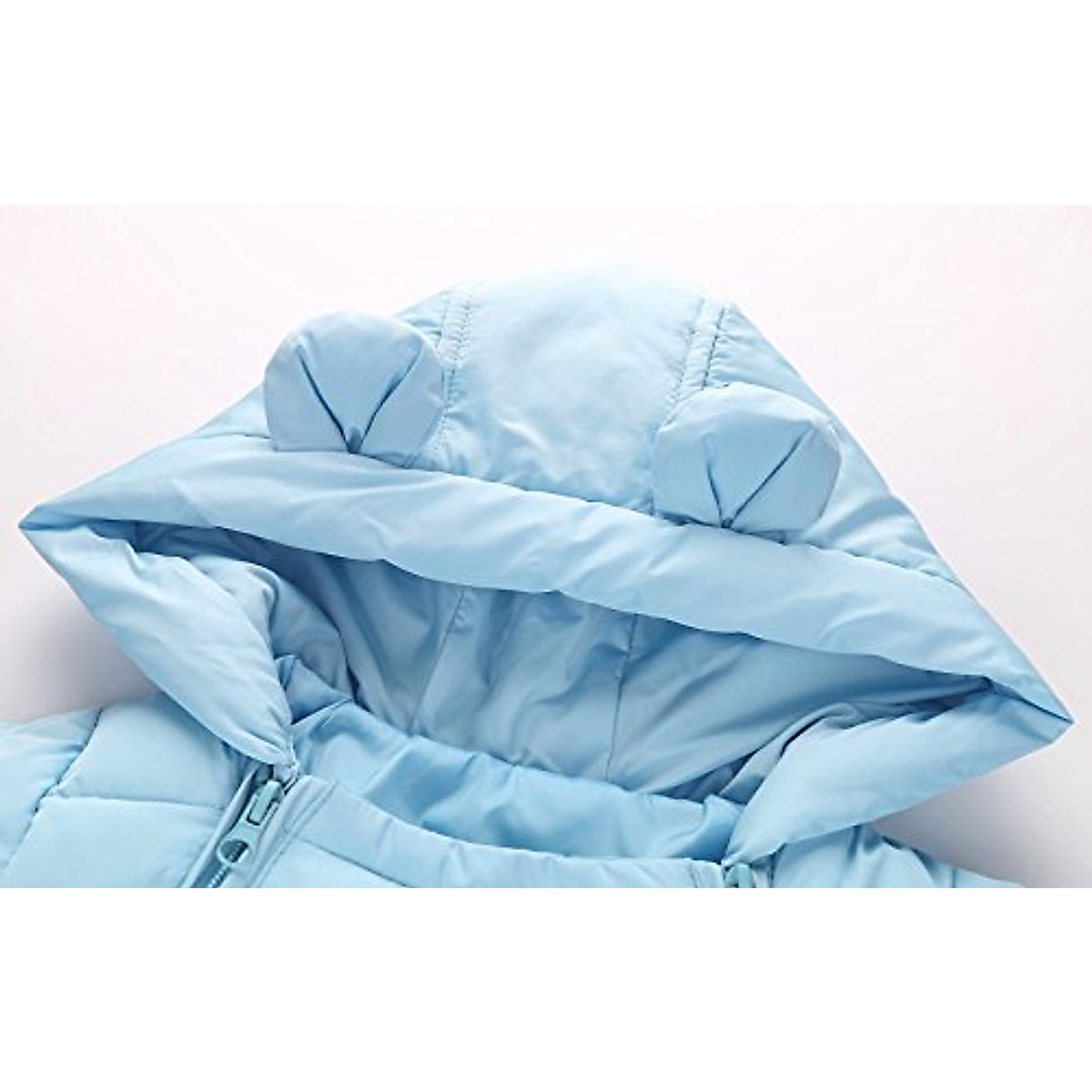 Happy Cherry Newborn Baby Boys' Winter Romper Thick Jacket Waterproof Bodysuit Warm Puffer Outerwear Blue 3-6 Months