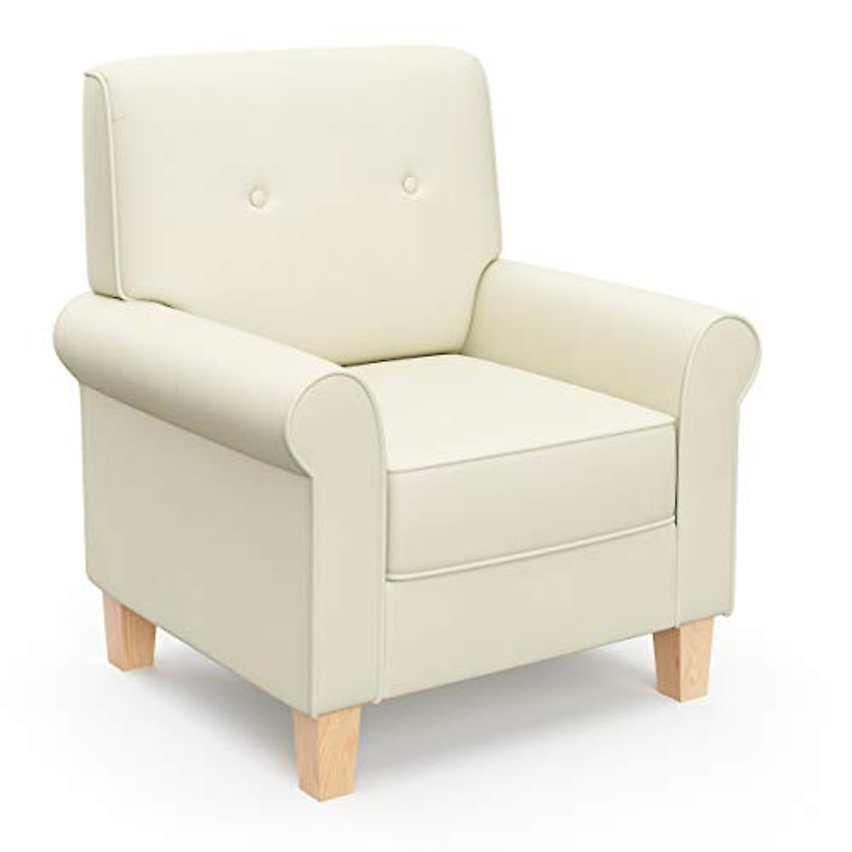 Graco Harper Tufted Rocker (Oatmeal) - Cleanable Upholstered Nursery Rocking Chair, Converts to Stationary Armchair