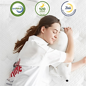 Zeelovtress King Mattress 12 Inch Gel Memory Foam Hybrid Mattress, with Medium Firm Pocketed Coils for Support, Motion Isolation and Pain Pressure Relief, Sleep Quality Improvement