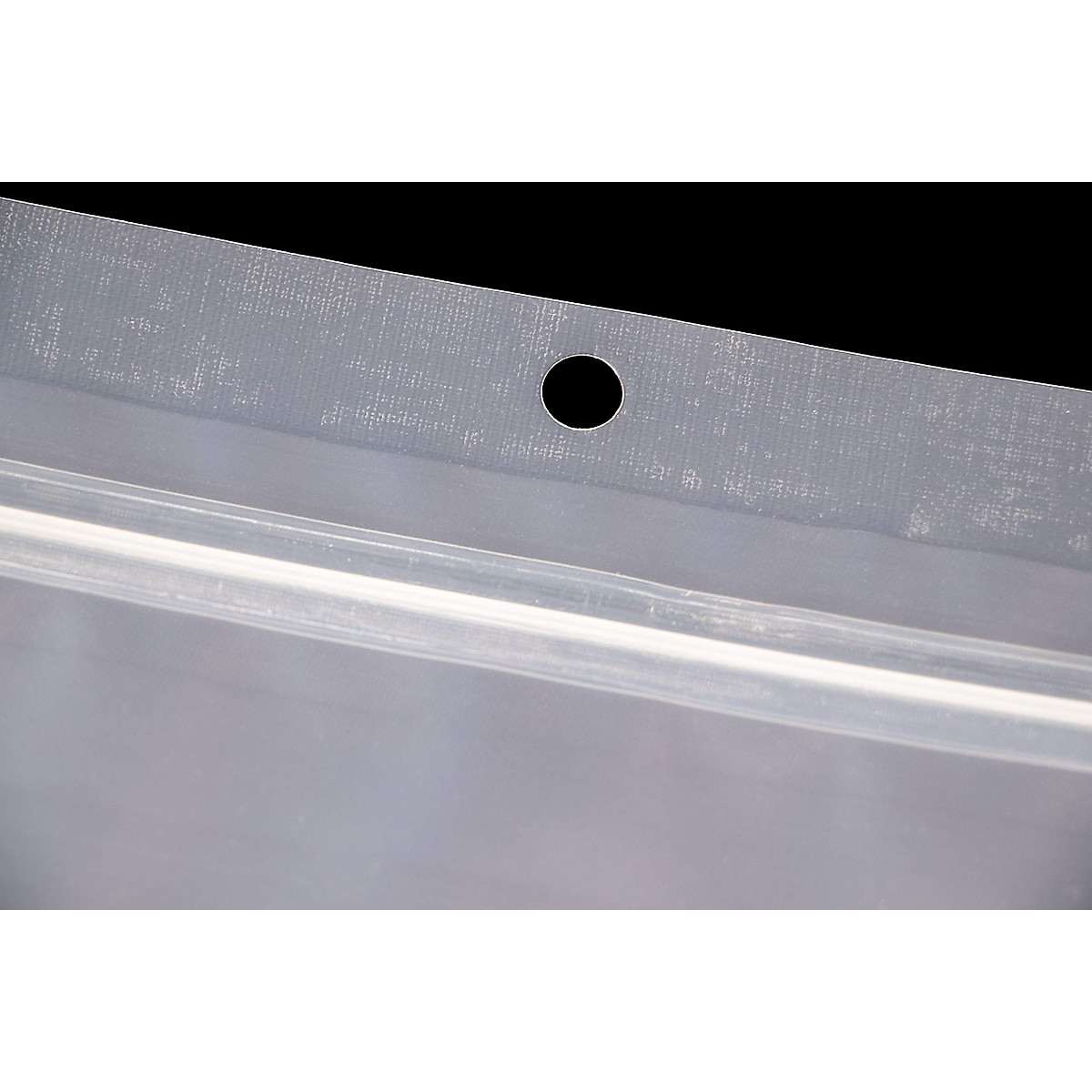 Vacuum Chamber Zipper Pouches - 4 Mil - 1000/CS - Bottom Fill with Hang-hole (8 x 12)