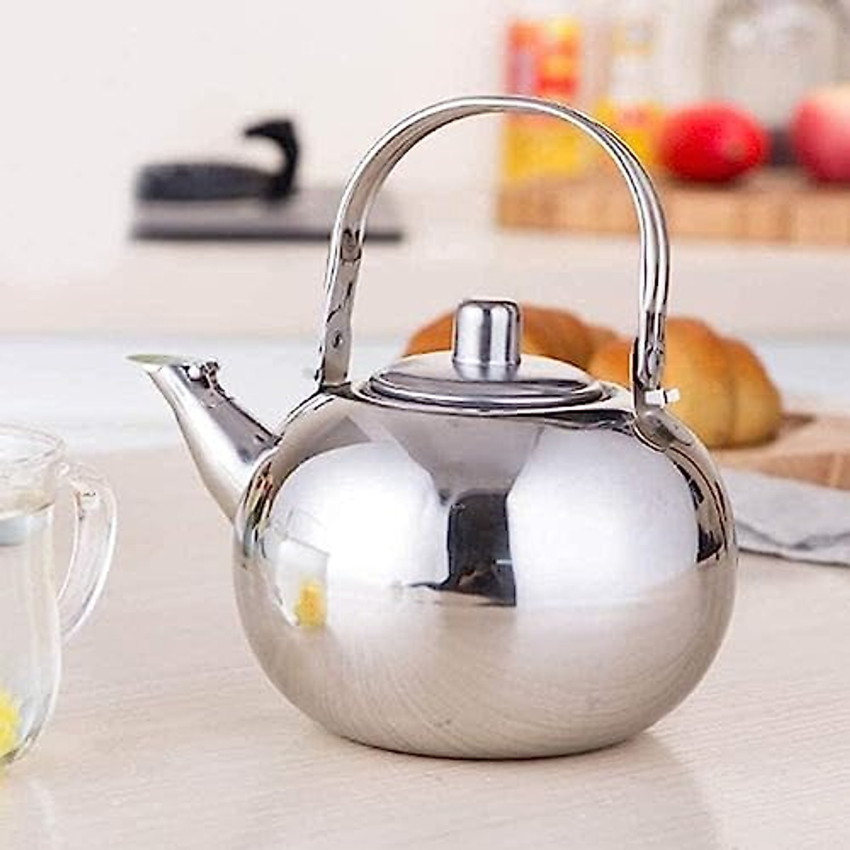 Tea Kettle Stovetop Whistling Tea Kettle Small Modern Whistling Kettle Stovetop Teapot Stainless Steel Teapot Kettle For Kitchen Stove Top Kettle Tea Kettle for Stove Top