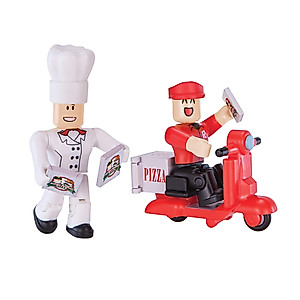 Roblox Action Collection - Work at a Pizza Place Game Pack [Includes Exclusive Virtual Item]