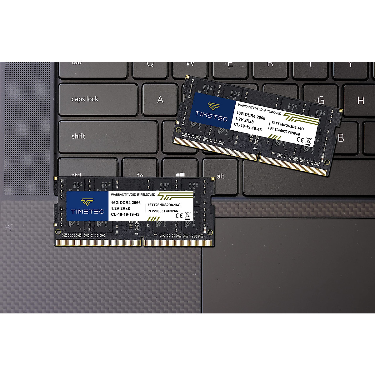 Timetec 16GB DDR4 2666MHz (DDR4-2666) PC4-21300 (PC4-2666V) Non-ECC Unbuffered 1.2V CL19 2Rx8 Dual Rank 260 Pin SODIMM Laptop Notebook PC Computer Memory RAM Module Upgrade (16GB)