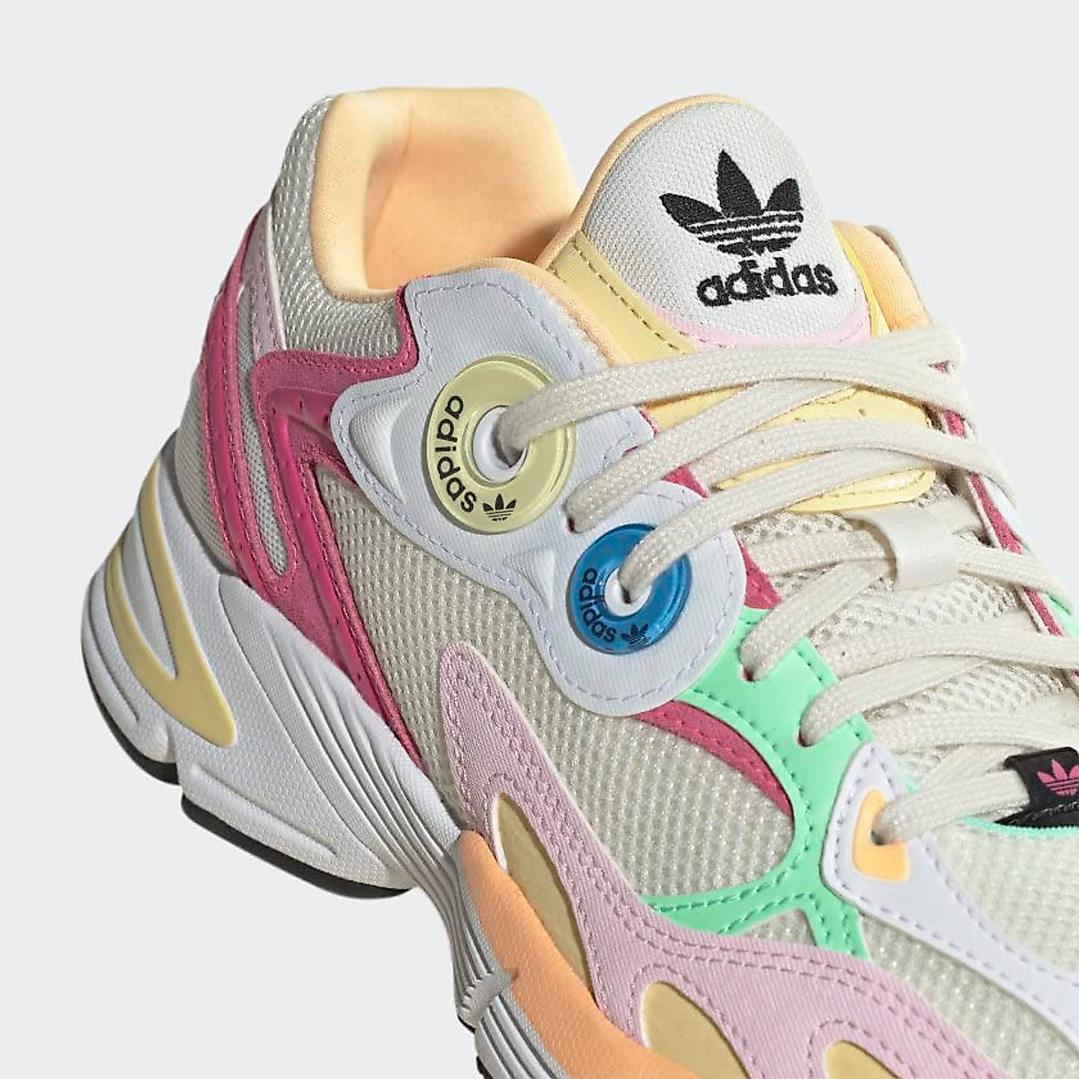 adidas Originals Women's Astir Sneaker, Off White/Pulse Mint/Clear Pink, 8.5