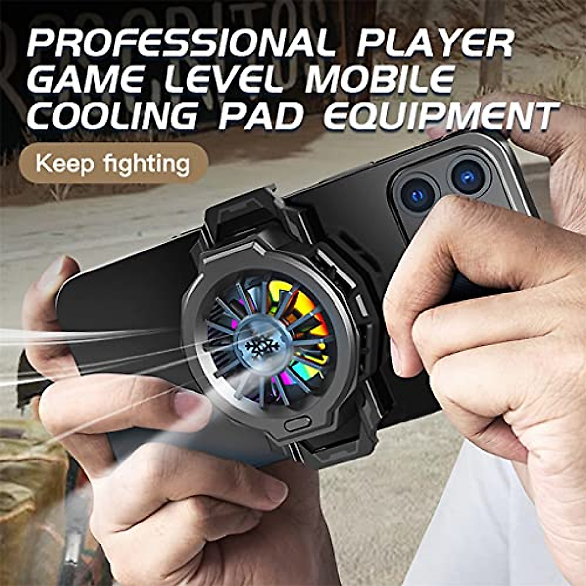 FZZDP Type-C Universal Mobile Phone USB Game Cooler System Cooling Fan Gamepad Holder Stand Radiator